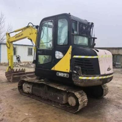 China Used Hyundai R60-7 60-7 Series Second Hand Mini Excavator Compact for sale