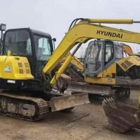China Used Hyundai R60-7 60-7 Series Second Hand Mini Excavator Compact for sale