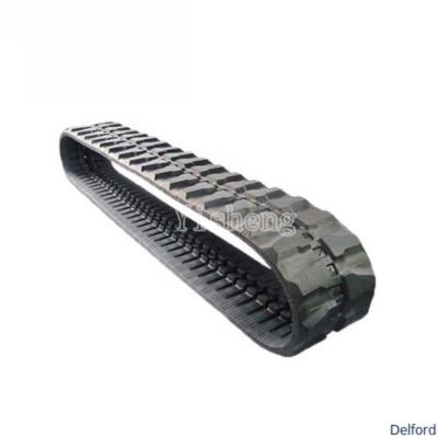 China Wear Resistant Excavator Rubber Track 400x72.5x76 Crawler Track Part for sale