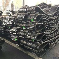 China Wear Resistant Excavator Rubber Track 400x72.5x76 Crawler Track Part for sale
