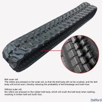 China 180x60x37 Rubber Tracks For Mini Excavator Replacement Parts for sale