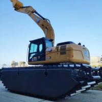 China Customized Floating Amphibious Pontoon For Excavator  320 SY215 PC200 Chassis for sale