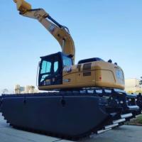 China Q355B Floating Excavator Pontoon Track For Amphibious SY75 SK75 SY135 320D for sale