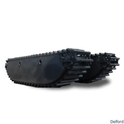 China SANY SY135C Amphibious Excavator Pontoon Floating Undercarriage For Swamp for sale