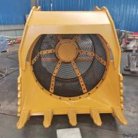 China Excavator Hydraulic Rotary Screen Bucket 1.6m3 For Construction for sale