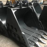 China Q355B Steel Excavator Stone Bucket Clean Up Bucket Customized for sale