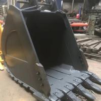 China Q355B Steel Excavator Stone Bucket Clean Up Bucket Customized for sale