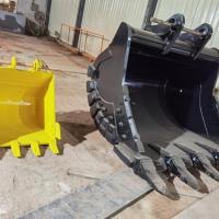 China Q355B Steel Excavator Stone Bucket Clean Up Bucket Customized for sale