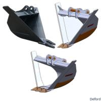 China Q355B Steel Trapezoidal Excavator Rock Bucket V Ditch Attachment 20 Tonne for sale