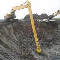 China Telescopic Demolition Excavator Long Reach Boom 3 Section Arm Attachment Customized for sale