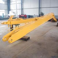 China Extended Excavator Boom Arm 2 Or 3 Section 12m To 45m including Cylinder for sale