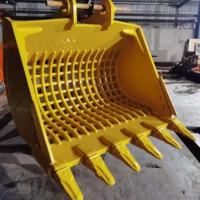 China Customized Skeleton Excavator Bucket For  330 Excavator Screening Net Attachment for sale
