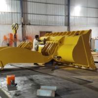 China 980 Loader Lift Arm and Bucket 5.5 CBM Custom OEM for sale