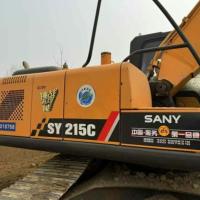 China Sany SY215-9 Used Crawler Excavator Second Hand 21 Ton Digger Machine Stock for sale
