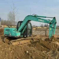 China Kobelco SK75 Used Excavator Machine Second Hand Construction Equipment for sale
