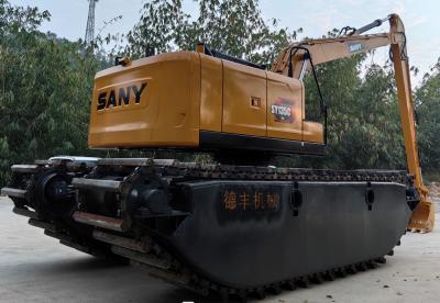 China Defeng Amphibious Track pontoon Excavator floating Pontoon  Q355B pc78 zx120 pc120 Dh225 for sale