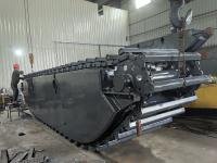 China Defeng CUSTOMIZED AMPHIBIOUS EXCAVATOR TRACK PONTOON FLOATING TRACK With hydraulic piles USED FOR DX225 DH225 20 TONS EXCAVATORS for sale