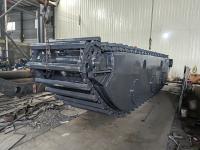 China Defeng CUSTOMIZED AMPHIBIOUS EXCAVATOR TRACK PONTOON FLOATING TRACK With hydraulic piles USED FOR DX225 DH225 20 TONS EXCAVATORS for sale