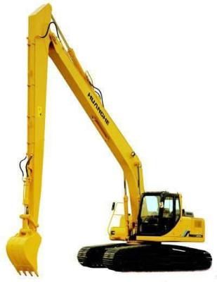 China Customized Hyundai R210 R220 R235 R260 Excavator Long Reach Boom Arm Extension Attachment Supplier for sale