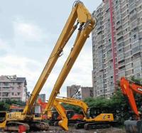 China 16-24M Long Reach Excavator Boom Arm for 20-45 Ton Extended Arm Manufacturer for sale