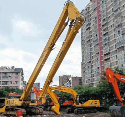 China 16-24M Long Reach Excavator Boom Arm for 20-45 Ton Extended Arm Manufacturer for sale