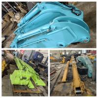 China Customizable Heavy Duty Long Reach Excavator Boom Arm Assembly Reinforced Front End Attachment for Construction for sale