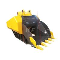 China Factory Direct Crusher Bucket for Excavator Skid Steer Concrete Rock Crushing Attachment Manufacturer for sale