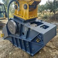 China Customized Excavator Crusher Bucket For Rock Concrete Demolition Waste Handling Jaw Crusher Attachment Recycling Machine Supplier for sale