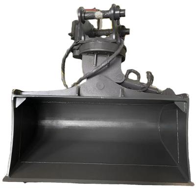 China Defeng Customized Hydraulic Bucket for Excavator Durable Tilting Mud Grading Ditching Bucket Attachment Supplier for sale