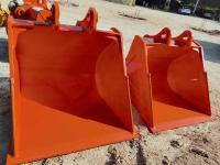 China Customized Hydraulic Tilting Mud Cleaning Bucket for Hitachi Komatsu Mini Excavator Attachment for sale