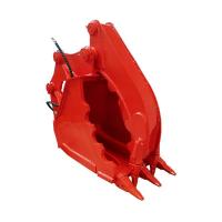 China Customized Multi Hydraulic Thumb Bucket For 3-8 Ton Excavator Grapple Clamping Accessory   Hydraulic Clamp Bucket for sale