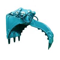 China Customized Multi Hydraulic Thumb Bucket For 3-8 Ton Excavator Grapple Clamping Accessory   Hydraulic Clamp Bucket for sale