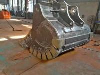 China Customized Heavy Duty Rock Bucket Excavator Spade Nose Customized 1.4 1.6 3 CBM Construction Equipment Parts Supplier for sale
