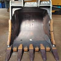 China Customized Hitachi ZX360 Excavator 2.8 Cubic Meter Mining Rock Bucket Heavy Duty Earthmoving Quarry Bucket Supplier for sale