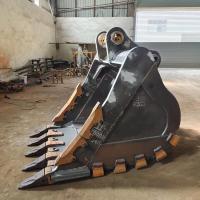 China Customized Hitachi ZX360 Excavator 2.8 Cubic Meter Mining Rock Bucket Heavy Duty Earthmoving Quarry Bucket Supplier for sale