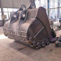 China Customized Hitachi ZX360 Excavator 2.8 Cubic Meter Mining Rock Bucket Heavy Duty Earthmoving Quarry Bucket Supplier for sale