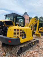 China High Quality Used Komatsu PC56-7 5.6Ton Mini Excavator With Push Shovel For Sale for sale