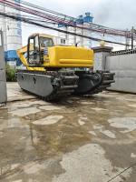 China DF Factory Customized Pontoon Used For Second-hand Excavator Komatsu Pc120 Excavator Amphibious Excavator  With Long Reach Boom for sale
