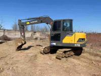 China Used  Excavator Original  EC75D 7.5 Ton Hydraulic Crawler Digger With AC Cab For Sale for sale