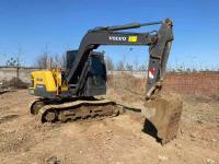 China Used  Excavator Original  EC75D 7.5 Ton Hydraulic Crawler Digger With AC Cab For Sale for sale