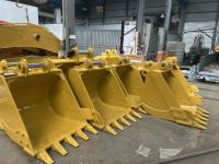 China Customize excavator standard bucket rock bucket according to the model of the excavator Q355B Q550B  Excavator Attachment for sale