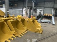 China Customize excavator standard bucket rock bucket according to the model of the excavator Q355B Q550B  Excavator Attachment for sale
