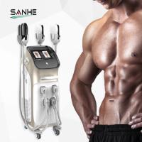 China SANHE 4 Handles EMS RF Body Sculpt Muscle Stimulator 7 Tesla 3000W Skin Tightening Machine for sale