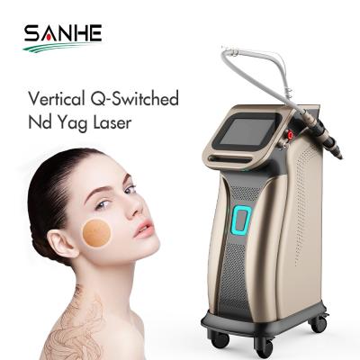 China Q Switched Nd Yag Laser 1064nm 532nm Tattoo Removal Machine 600W Professional Beauty Equipment for sale