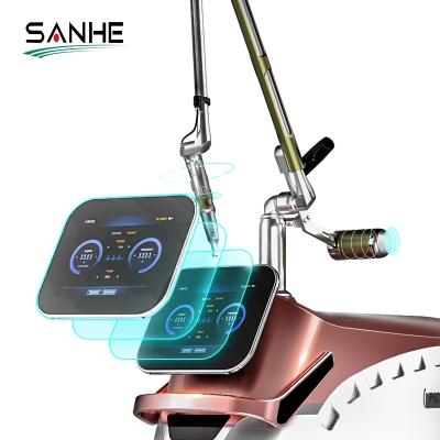 China Picosecond Laser Tattoo Removal Machine 1064nm 532nm 450ps 2000W for Skin Rejuvenation for sale