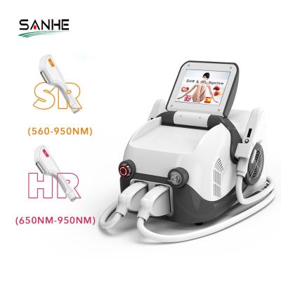 China 3 in 1 IPL SHR E Light Hair Removal Machine 650-950nm 15x50mm Spot Size UK Lamp for sale