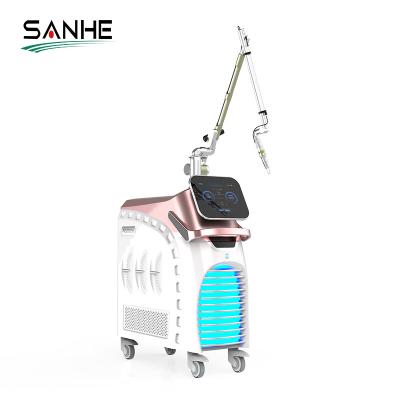 China Q Switched Nd Yag Picosecond Laser 1064nm 532nm Tattoo Removal Machine 450ps 2000W for sale