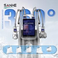 China 360 Degree Cooling Cryolipolysis Machine 5 Handles Fat Freezing Equipment 1200W for sale