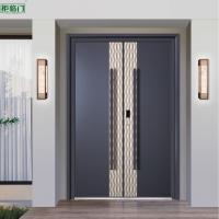 China Modern Safety Aluminum Entry Doors Windproof Low Maintenance for sale