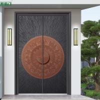 China Anti Aging Aluminum Door Corrosion Resistance Waterproof Aluminium Entrance Doors for sale